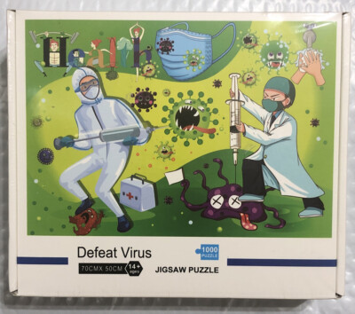 Defeat Virus 1000 Piece Jigsaw Puzzle 70x50 cm New Sealed Doctor ...