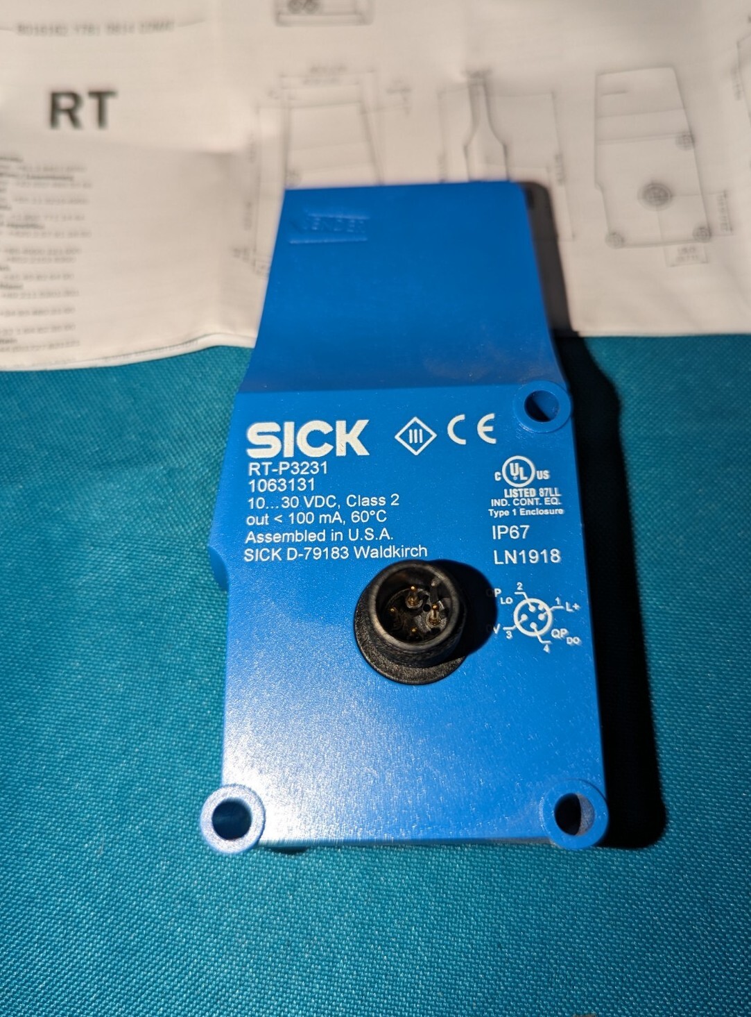 one New SICK RT-P3231 1063131 Photoelectric Proximity Sensor | eBay