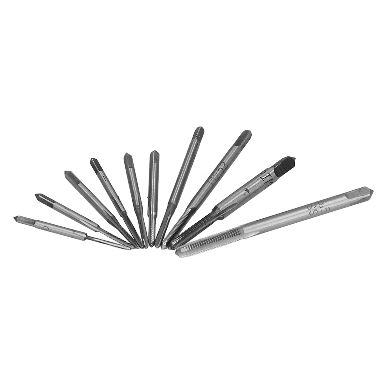 10Pcs Micro Taps High Speed Steel Mini Thread Machine Tap Sets For ...