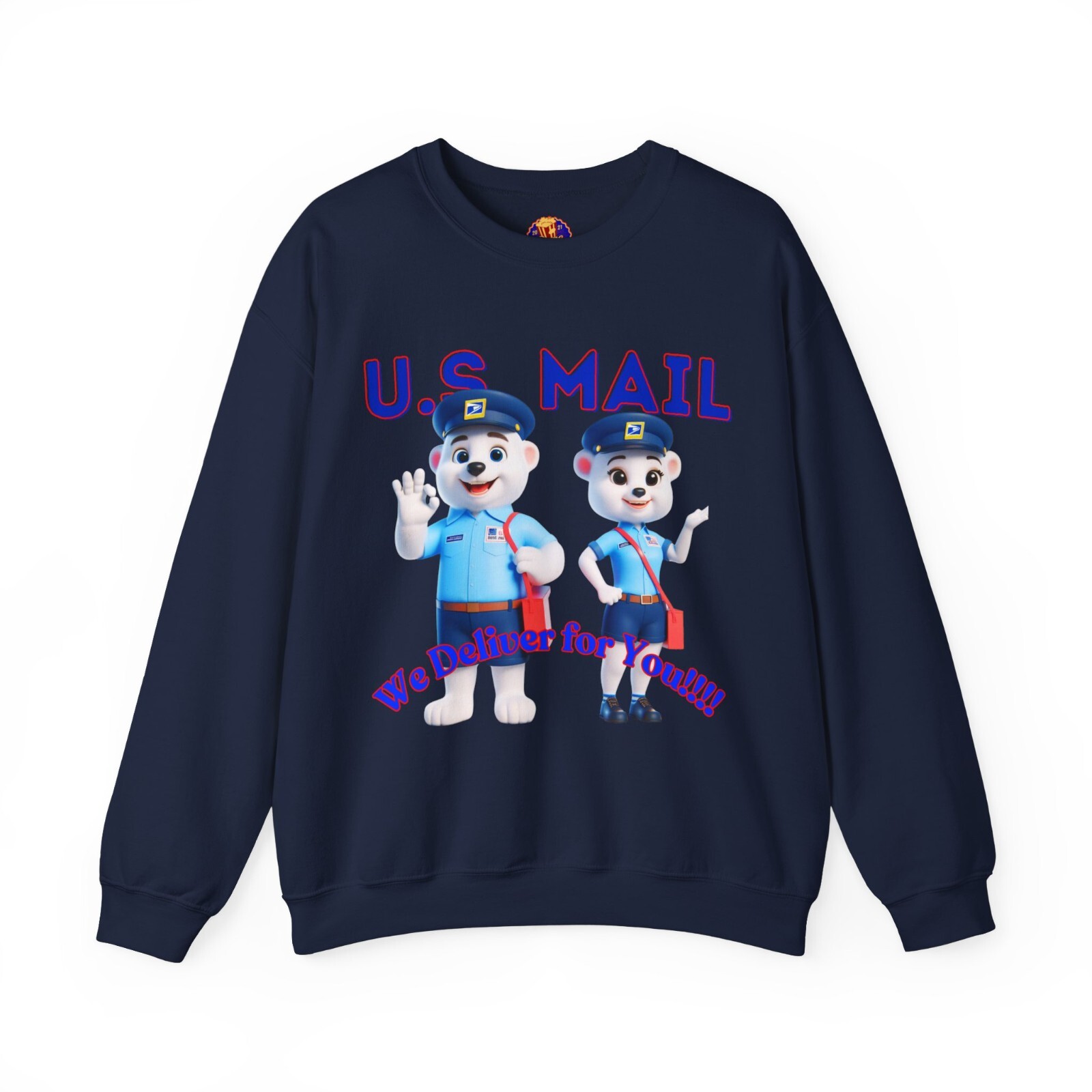 U.S. MAIL CHARACTER UNISEX SWEATSHIRT USPS SIZE XS-3XL FREE SHIPPING | eBay