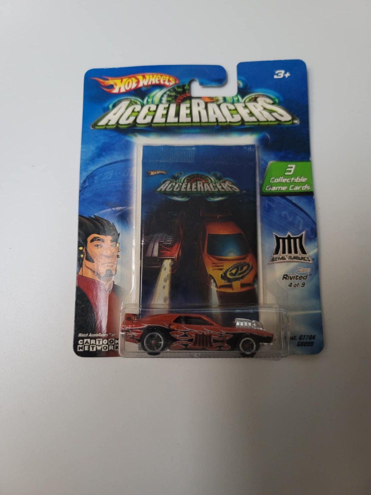 Hot Wheels Acceleracers Metal Maniacs Car #4 Rivited 3 Collectible Game ...