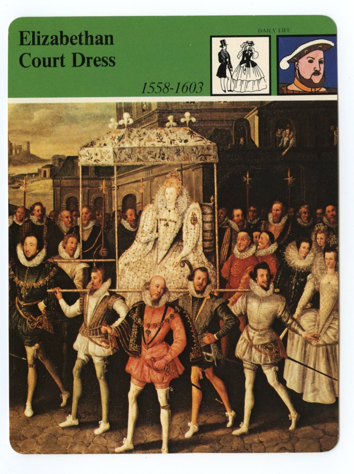 Elizabethan Court Dress - Daily Life Edito Service British Heritage ...