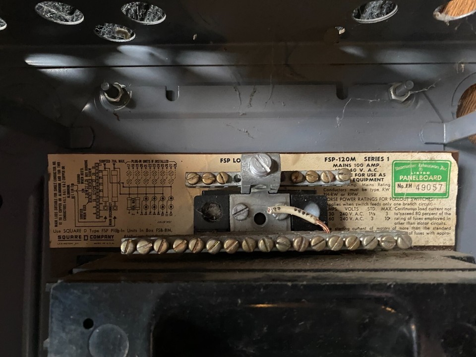 Square D Buss Fuse Load Center 100A WITH FSP-120M Fuse Panel (Q-122) | eBay