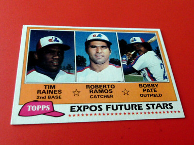 1981 TOPPS TIM RAINES ROOKIE # 479 NM / MINT + EXPOs BASEBALL !! | eBay