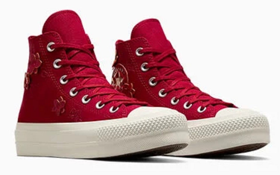 CONVERSE Women's Chuck Taylor All Star Lift 3D Florals Limited Edition ...