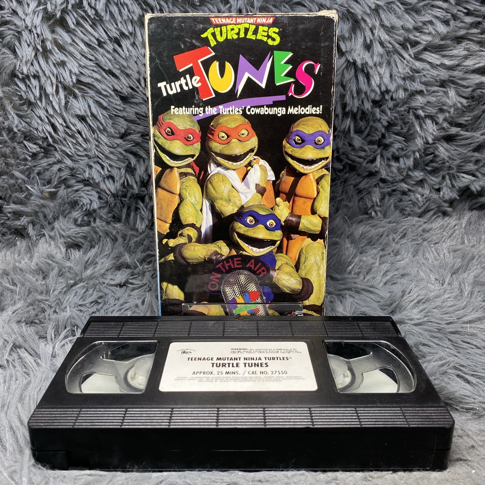 Teenage Mutant Ninja Turtles - Turtle Tunes VHS Tape 1994 Preview Tape ...