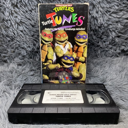 Teenage Mutant Ninja Turtles - Turtle Tunes VHS Tape 1994 Preview Tape ...
