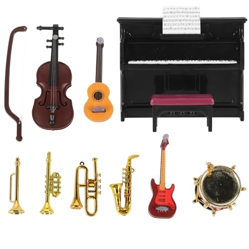 Dollhouse miniature musical instrument set | eBay