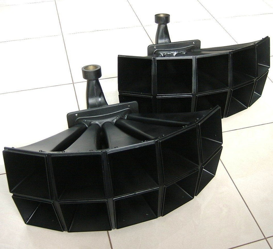 Pioneer PH-101 Multi Cell Horn 2pcs Black Painted for PD-100 Vintage ...