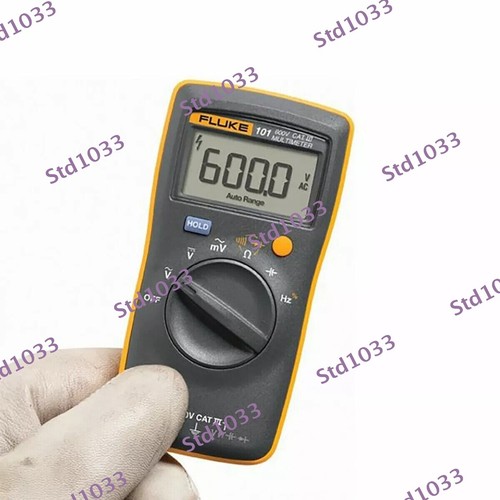 101 Basic Digital Multimeter Pocket Portable Meter AC DC Volt Tester ...