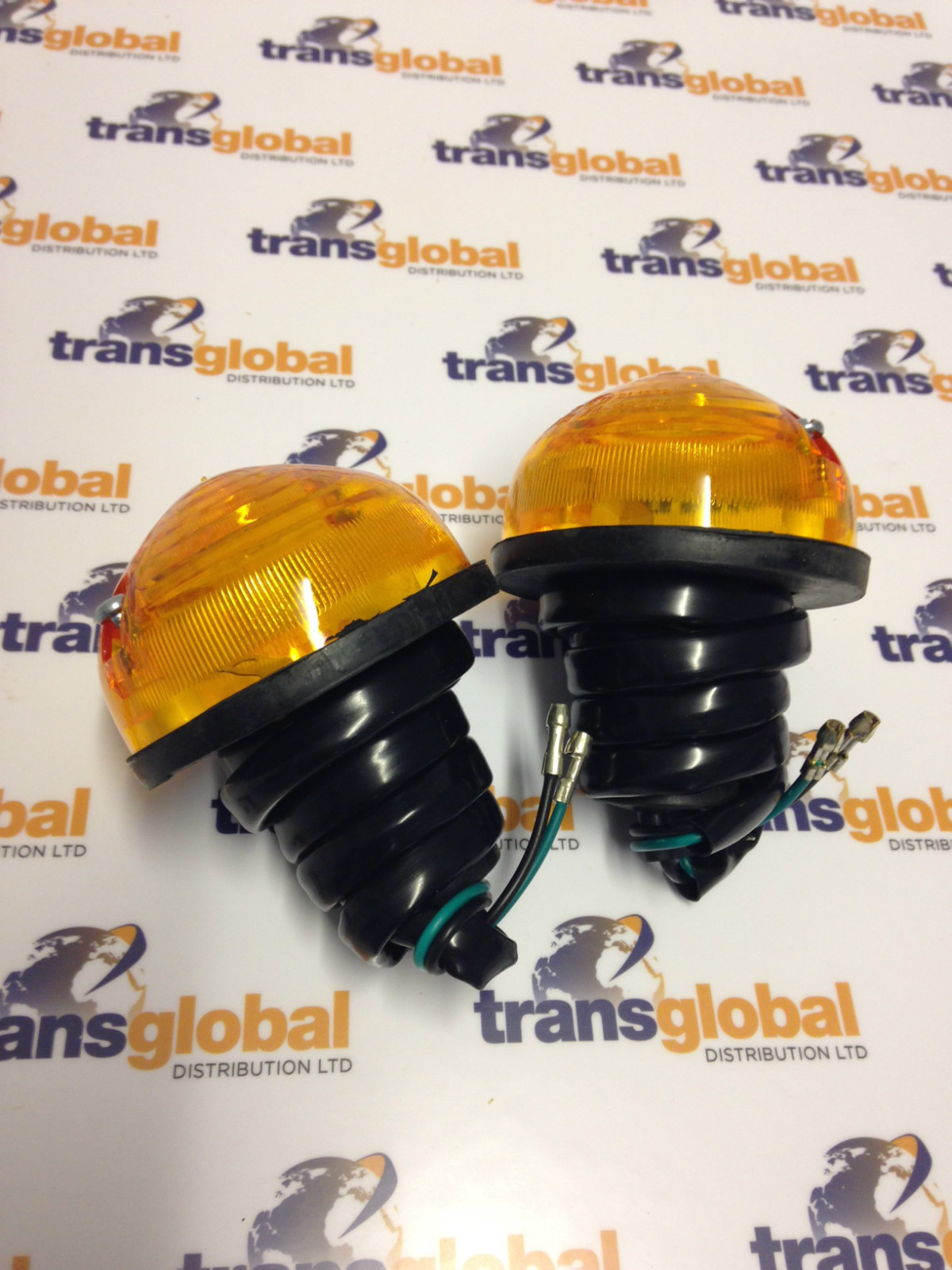 Indicator Flasher Light Lamp Unit x2 Pair for Land Rover Defender to 95 ...