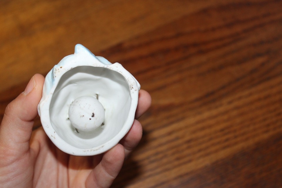 Antique German Blue Hand-Painted Bisque Turban Sultan Nodder Bobblehead ...