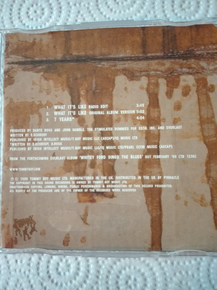 EVERLAST -WHAT ITS LIKE; Orig.Maxi Single CD 1999, Neuw. | eBay