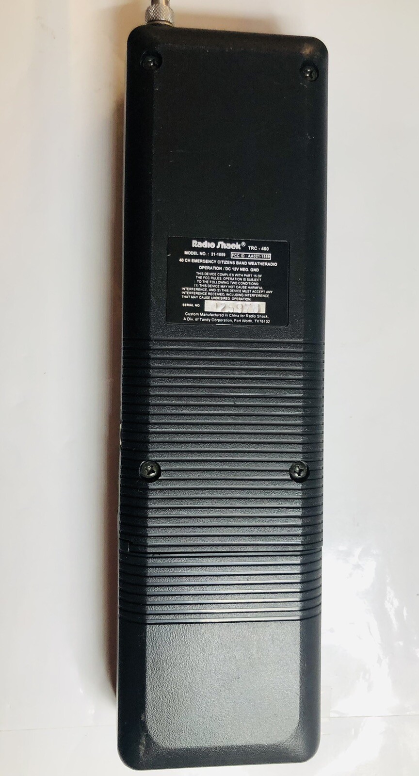 Realistic 40-Channel Road Emergency 2-Way CB Radio Weather Band ...