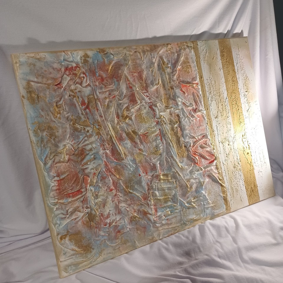 Textured wall art 18x24 Abstract Mario New Orleans | eBay