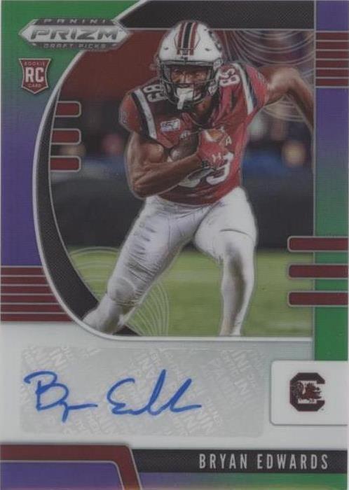 2020 Panini Prizm Draft Picks - Draft Picks Rookies Bryan Edwards #141 ...