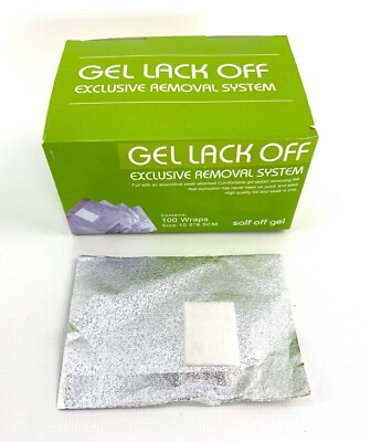 Gel Lack Off Gel Remover Foil Wrap Exclusive Removal System | eBay