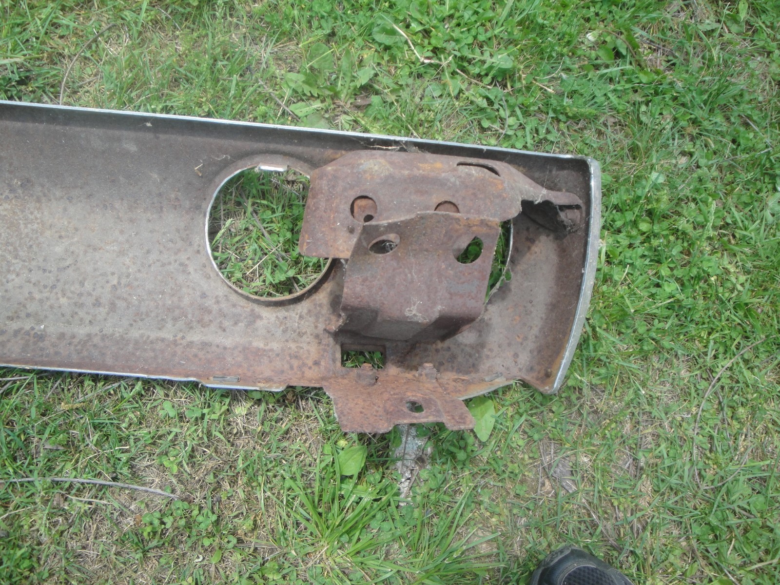 1971-72 Chevrolet Chevelle rear bumper with mounting brackets, used GM ...