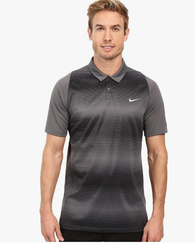 Nike TW VL MAX Sphere Stripe Polo Dark Grey/Black 803202-021 Sz S | eBay