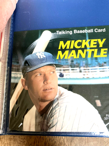 1989 Mickey Mantle Baseball Card Kit 20 Card Set with Talking Baseball ...