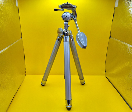 Vintage VIVO Pyramid Telescope Camera / Tripod. Chrome. VGC. Japan ...