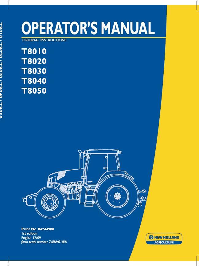 New Holland T8020 Tractor