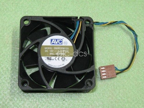 AVC DS06025B12U 6025 60x25mm Ball Bearing Cooler Cooling Fan 12V 0.7A ...