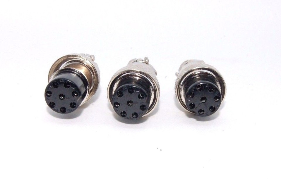 3 x 8 Pin HAM or CB Radio Microphone Plugs Pack of 3 Mic plug | eBay UK