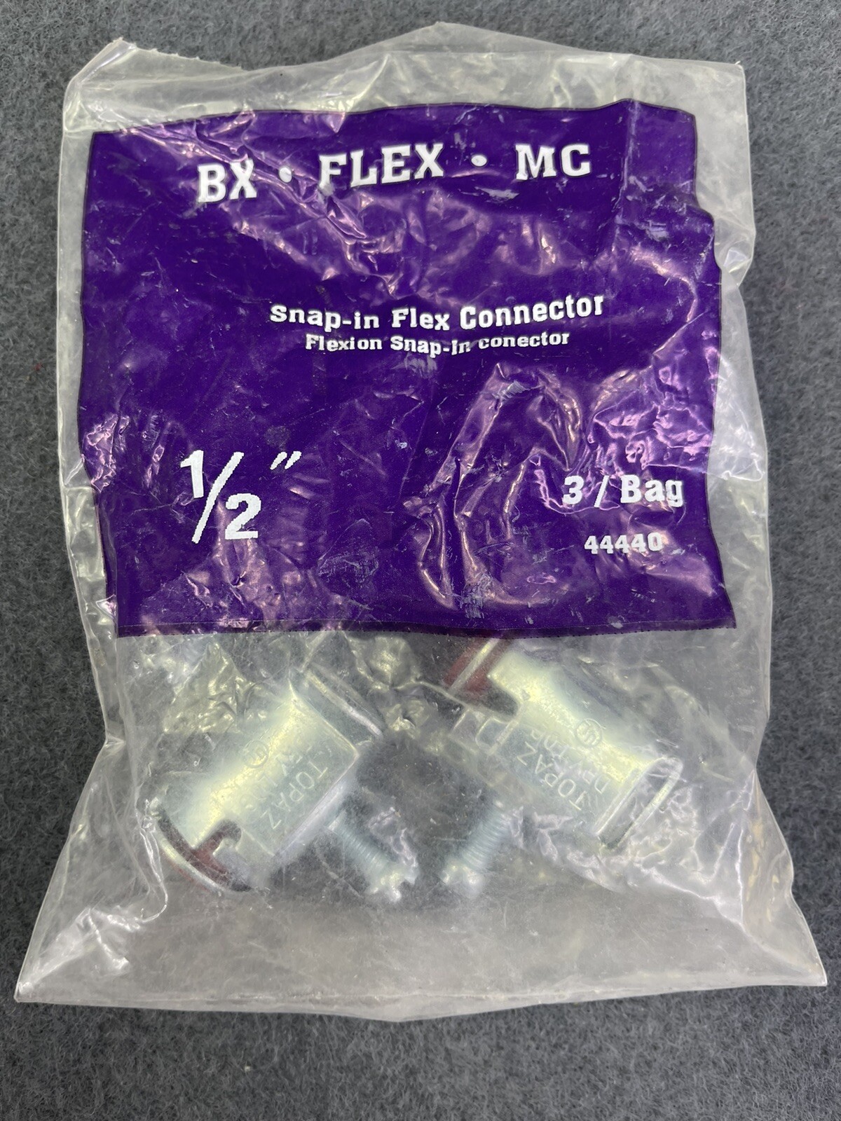 BX Flex Mc Snap-In Flex Connector 1/2" 44440 | eBay
