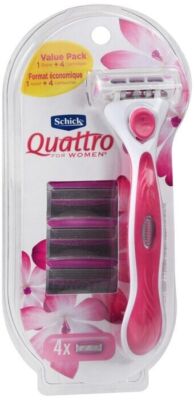 SCHICK QUATTRO BASE VALUE PACK 4CT | eBay