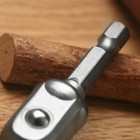 3 Sizes Socket Adapter Set Hex Shank 1/4" 3/8" 1/2" Impact Driver Drill ...