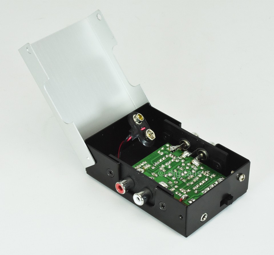 Phono Pre Amplifier Turntable Pre-Amp Stereo RCA to Line Level Amp RIAA ...