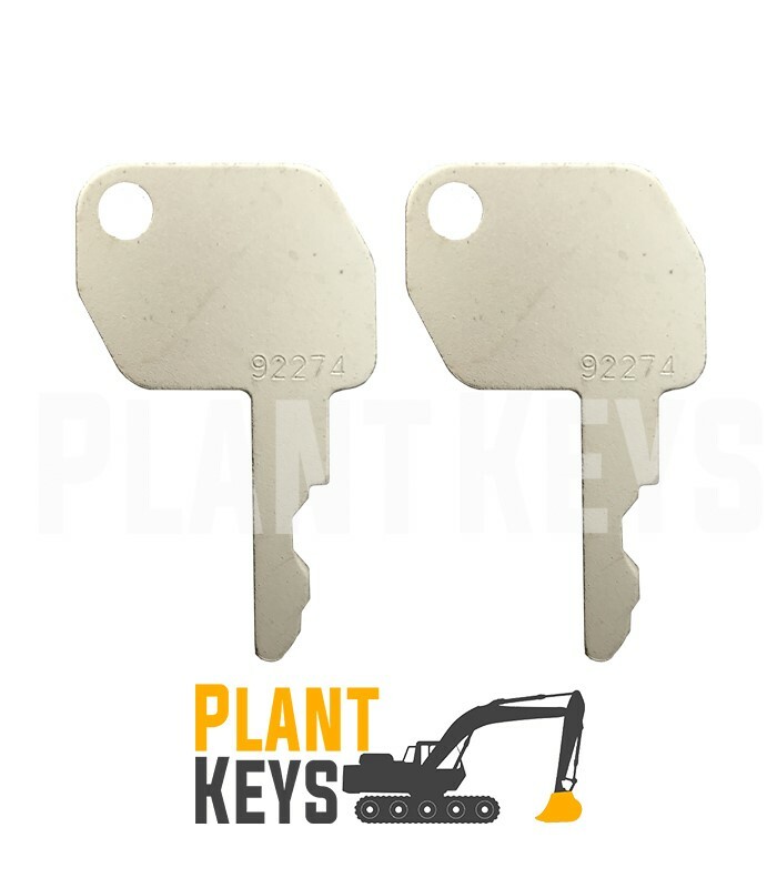Thwaites (Set of 2) Dumper Keys 92274 New Holland 340 755B 550 540A 555 ...