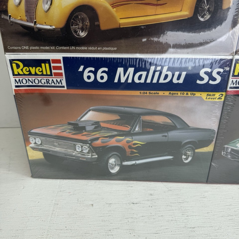 Revell Model Kit 4 In 1 Value Pack. 1:24 Scale Model Cars Dale ...