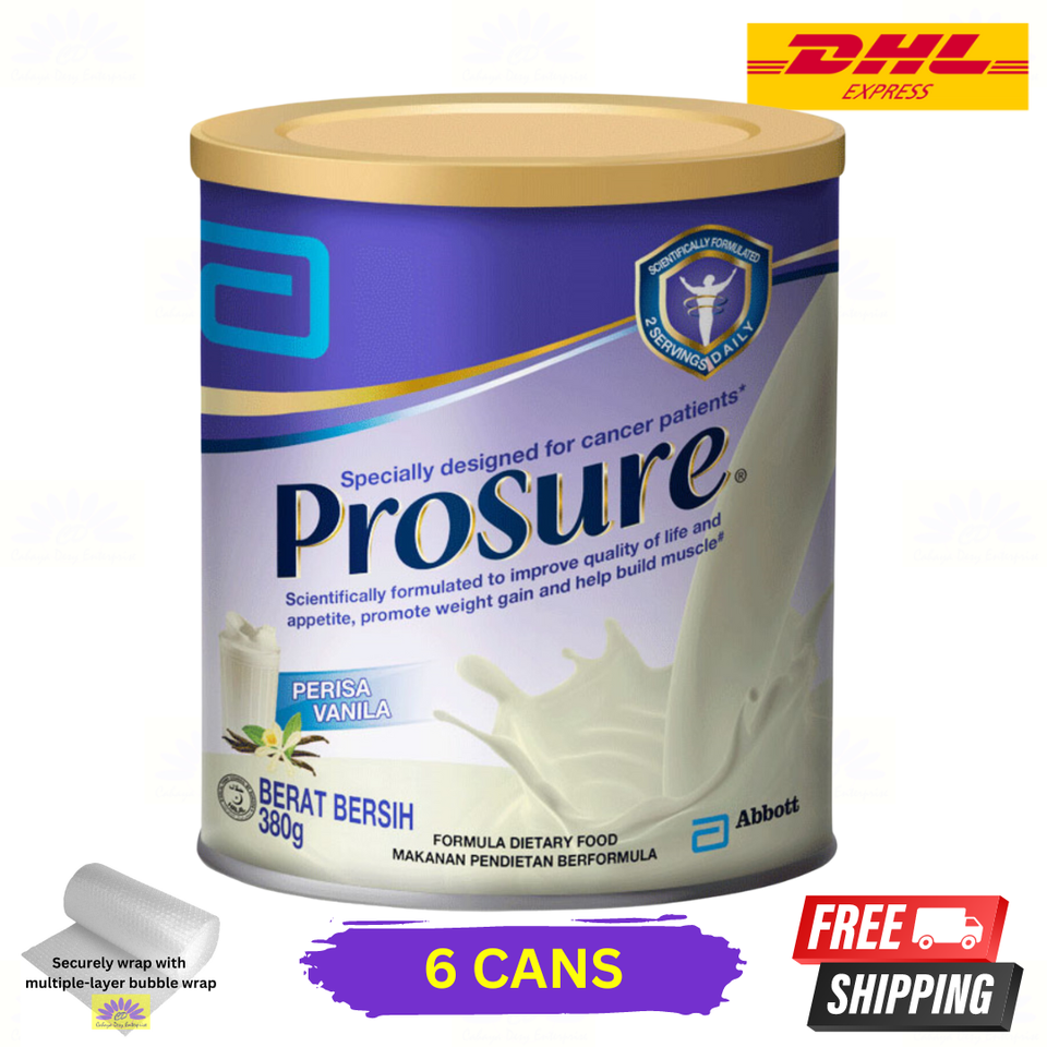 6 X Abbott Pro Sure Vanilla High Protein, Prebiotic & EPA 380g | eBay