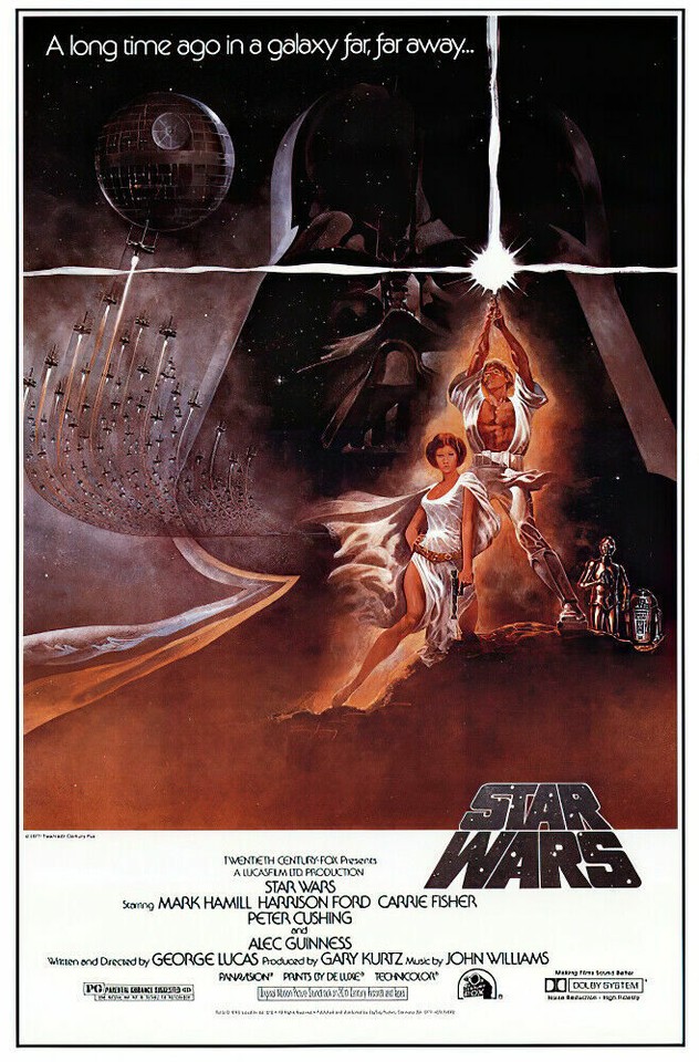 STAR WARS TRILOGY SET OF 3 MOVIE POSTERS 27X40 EMPIRE STRIKES BACK ...