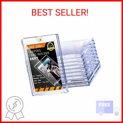 10 Pieces Magnetic Card Holder 35 Pt Trading Card Protector, Baseball ...