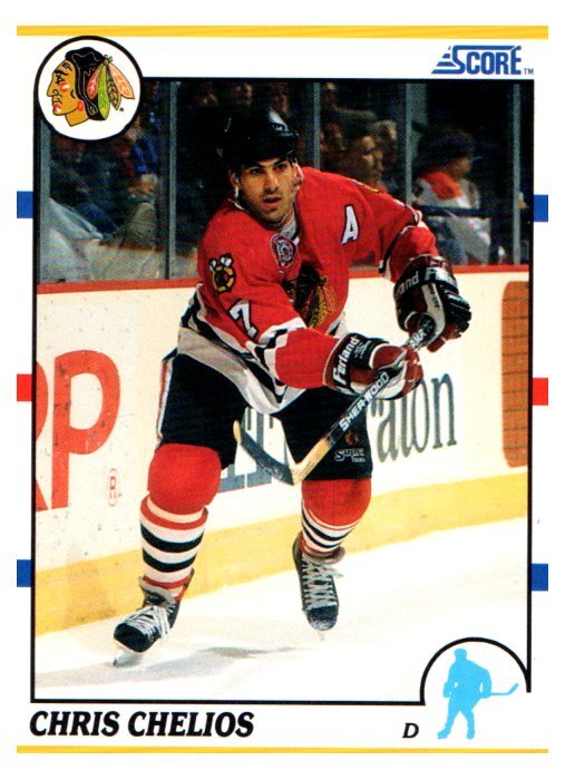 1990 Score Rookie and Traded #4T Chris Chelios Near mint or better | eBay
