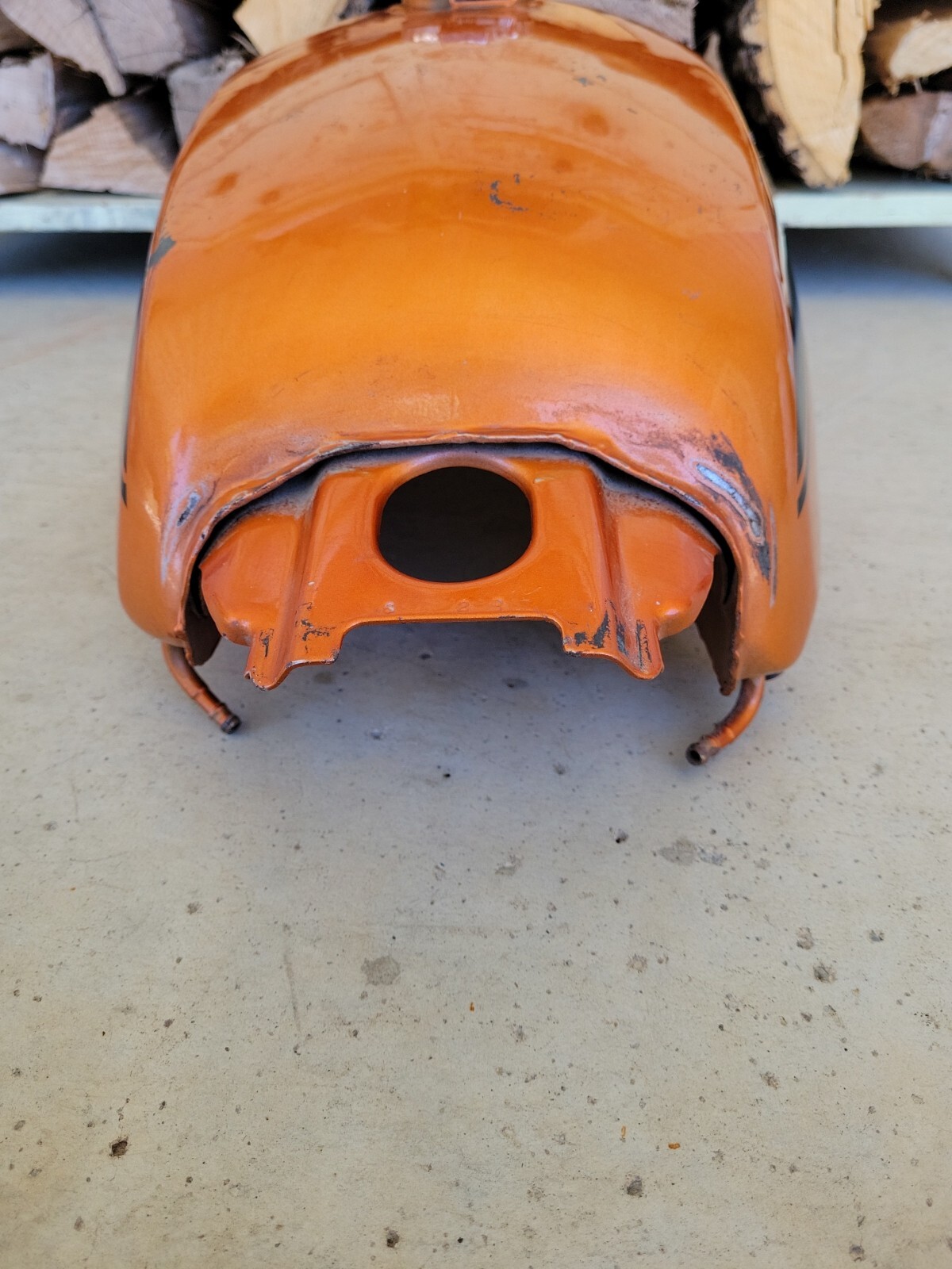 Vintage 1971 Honda CL450 K4 Scrambler Motorcycle Gas Tank Candy Topaz ...