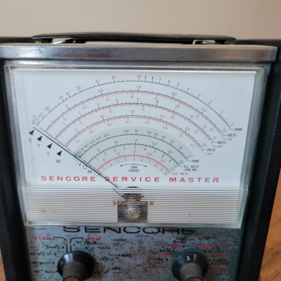 RARE Sencore SM-112B Semi-Automatic VTVM VOM Test Meter SM112 | eBay