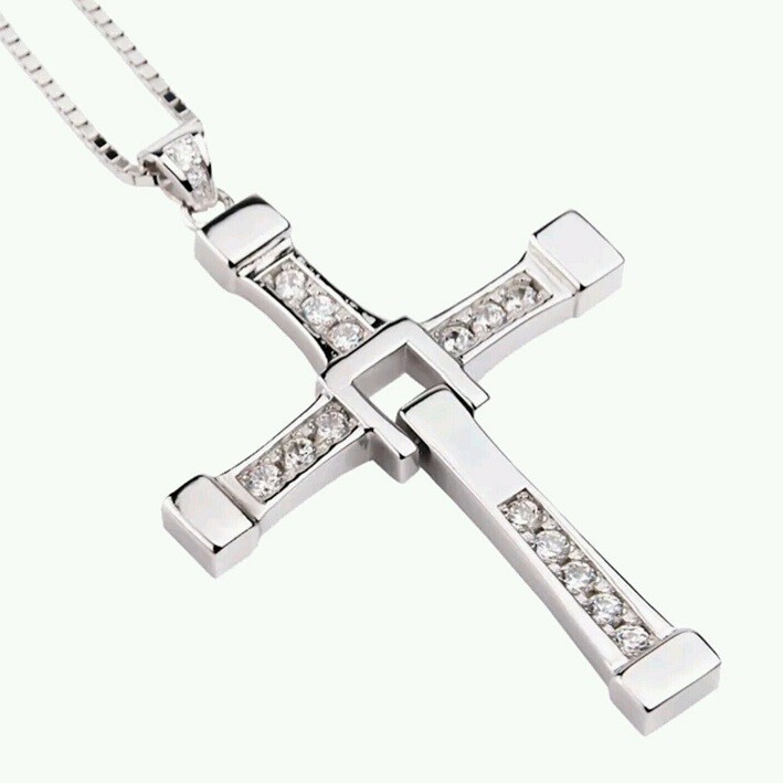 Fast and Furious Movie Dominic Toretto's Cross CZ Necklace (Pendant ...