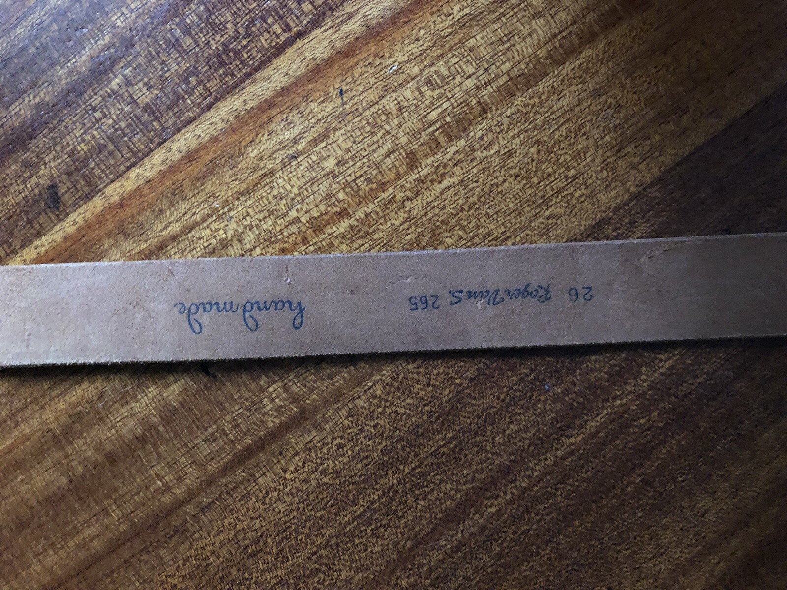 Vtg Roger Van S Leather Belt Hand Made Golden Metal Heart Figurine ...