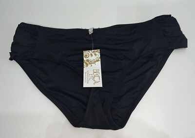 NWT! BECCA ETC BY Rebecca Virtue Black Bikini Bathing Suit Bottoms 2x ...