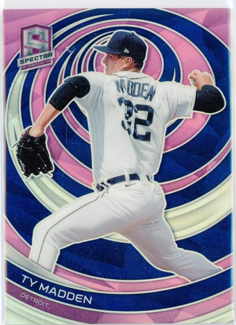 2023 Panini Chronicles - Spectra Ty Madden #40 Pink Prizm /17 (RC) for ...