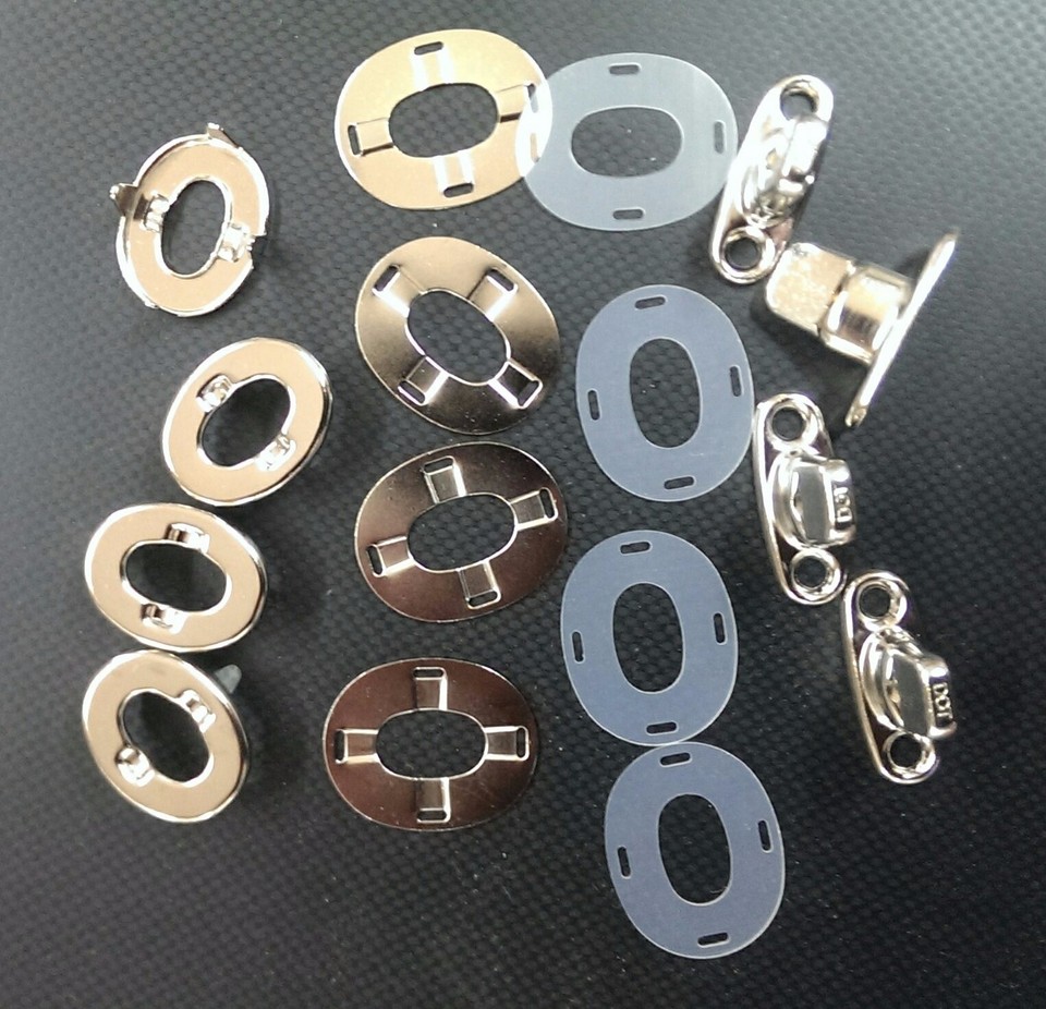 4 Common Sense Twist Lock Turn Double Stud Long Prong Eyelet Plastic ...