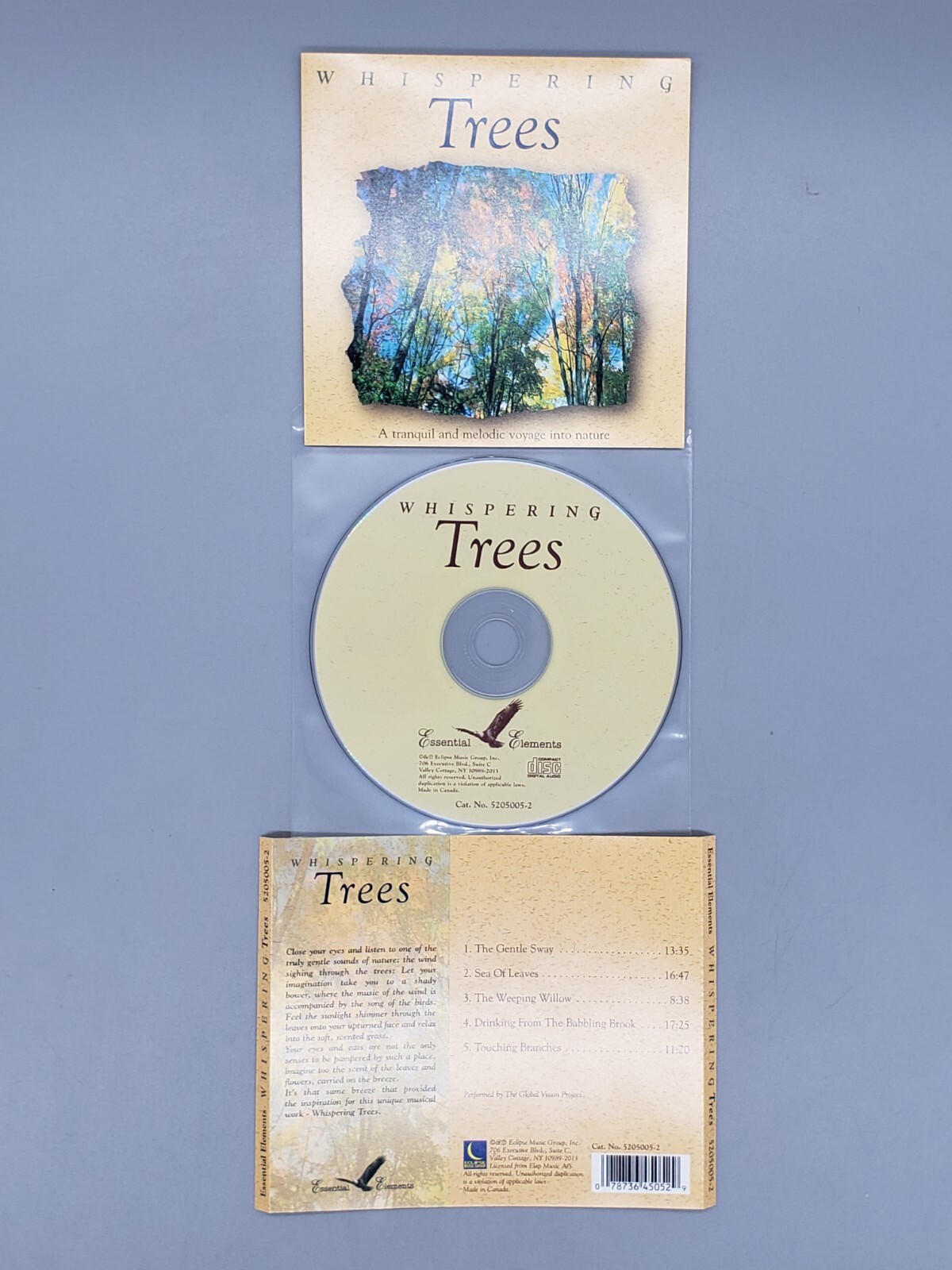 Whispering Trees by Essential Elements (CD, 1999) No Case No Tracking ...