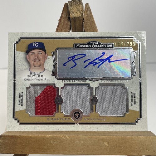 Billy Butler 2013 Topps Museum Collection Signatures 108/299 #SSATR-BB ...