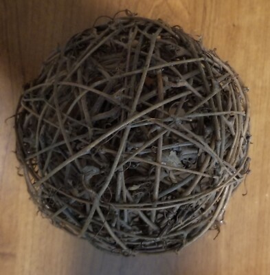 Unusual Decorative Ball made of Twig Rattan (4.5 in Diameter) | eBay