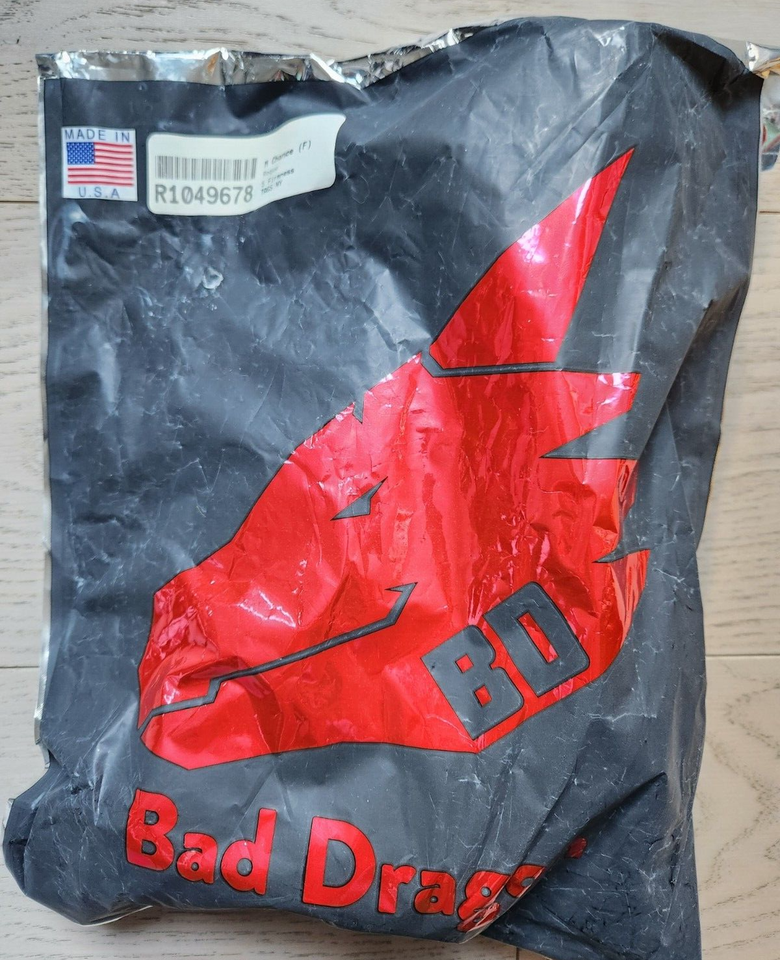 NEW Bad Dragon CHANCE FLARED Fantasy MEDIUM UV GLOW Silicone Dildo ...