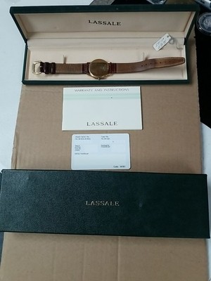 Vintage Lassale Mens Watch Used Working Condition With original box ...